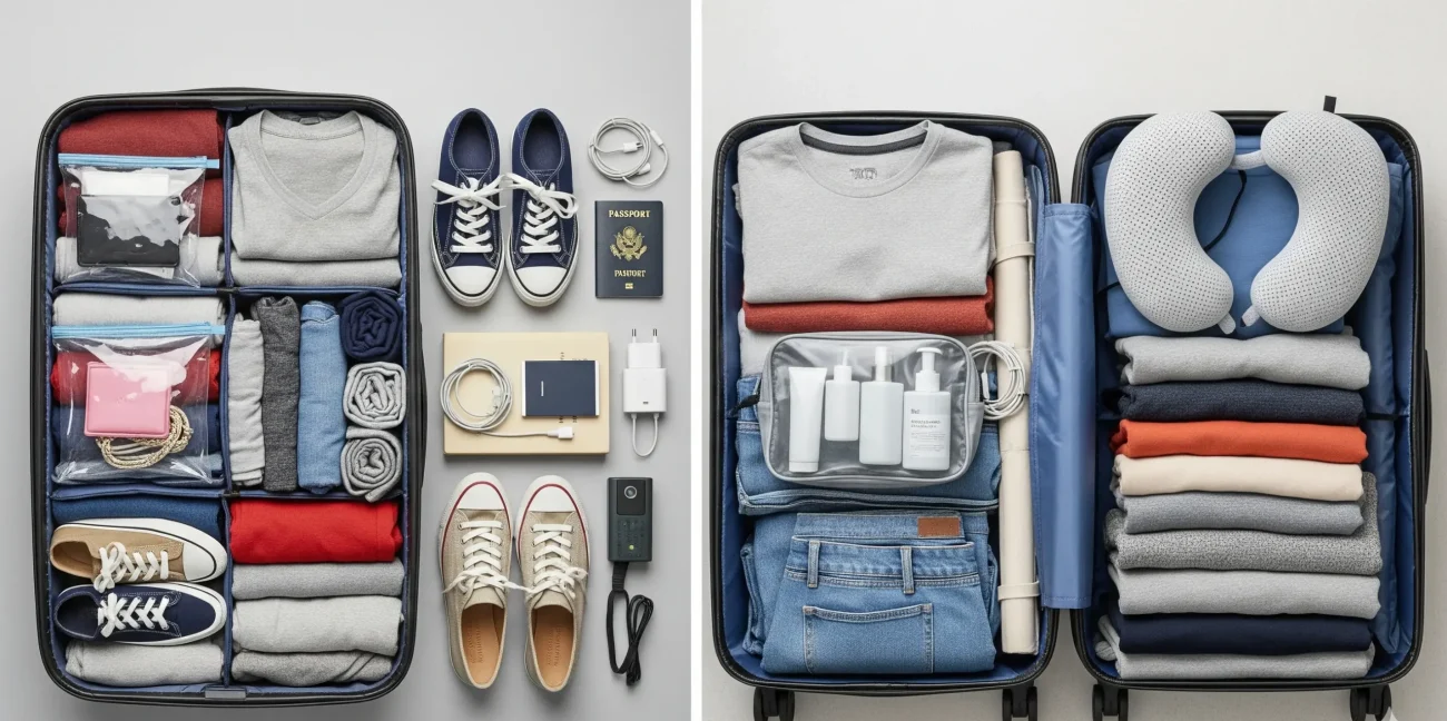 What are the 5 best packing methods travel according to Research?